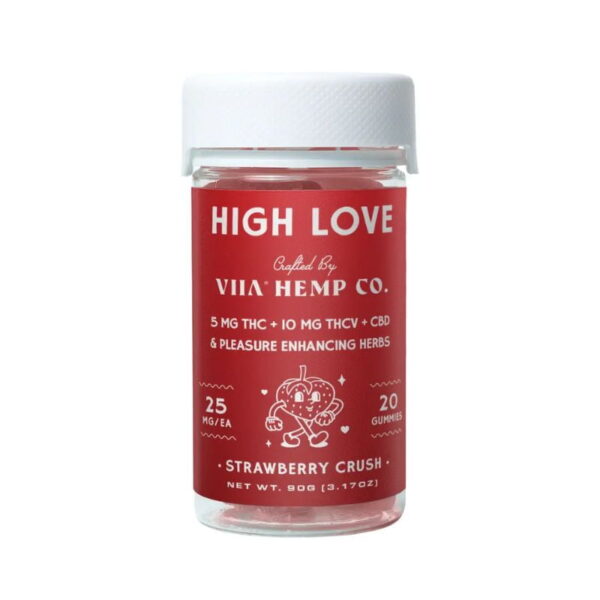 Buy VIIA High Love Gummies | Shop THCv Edibles | VIIA Hemp Co