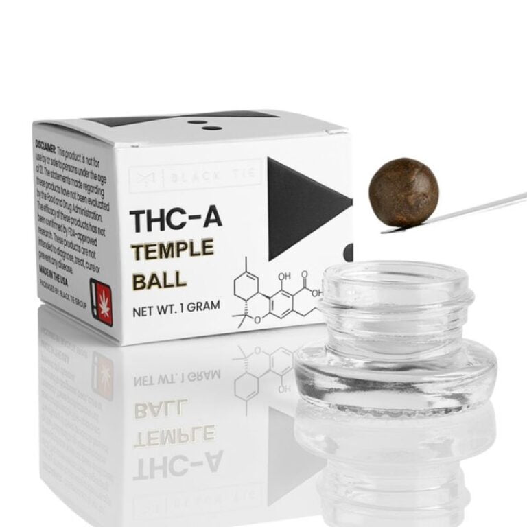 Buy Temple Ball Hash | Shop Concentrates & Dabs | Black Tie